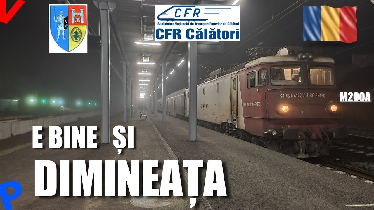 Calatorie matinala cu trenul Regio CFR Alba Iulia-Teius pe M200A - YouTube
