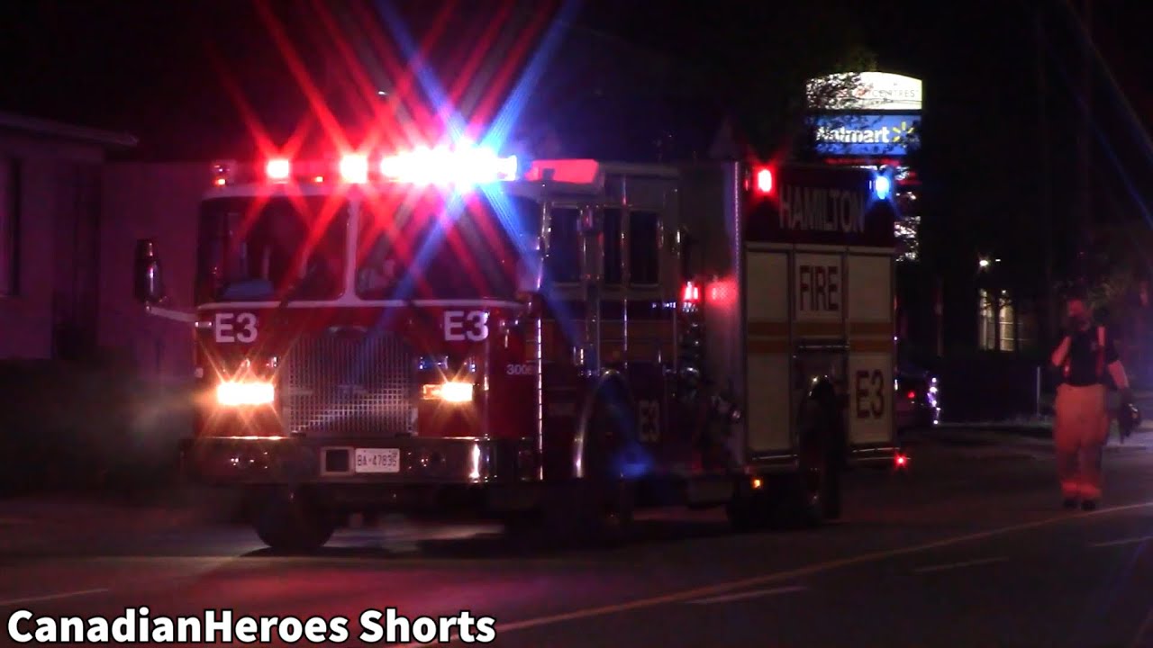 HFD & HPD - Hamilton Engine 3 Clearing The Scene & Heading Back To Fire ...