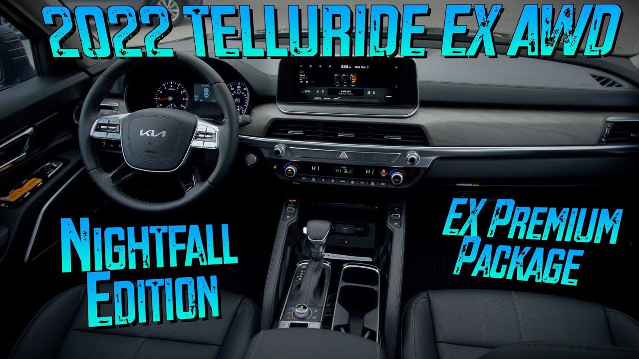 2022 Kia Telluride EX AWD w/ Nightfall Edition & EX Premium Packages ...