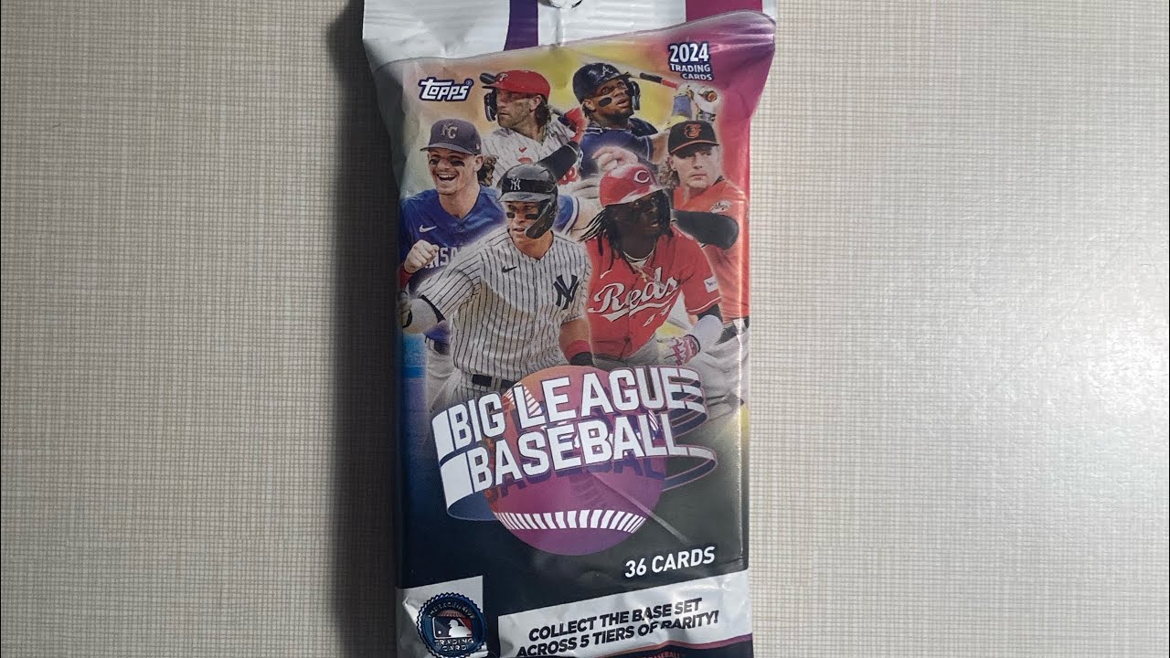 2024 Topps Big League Baseball 36-Card Value Pack Opening - YouTube