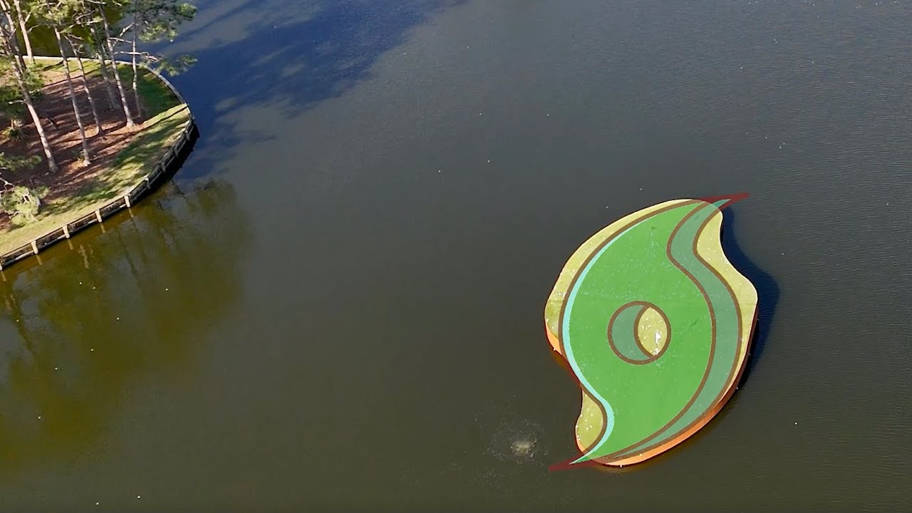 Into the Eye of Aqua Greens' Massive Hurricane Green - YouTube