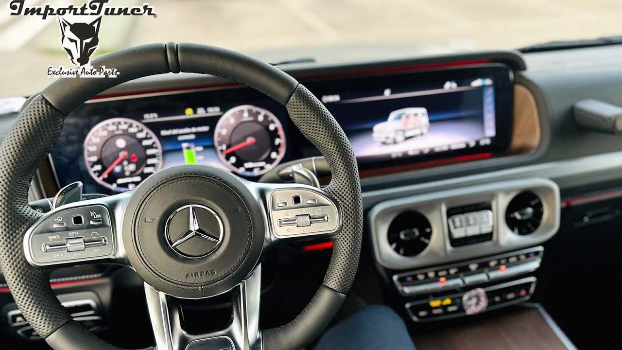 Mercedes G500 AMG custom steering wheel - Volante AMG custom Mercedes ...