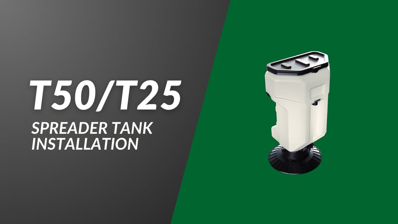 T50 and T25 Spreading System Installation - YouTube