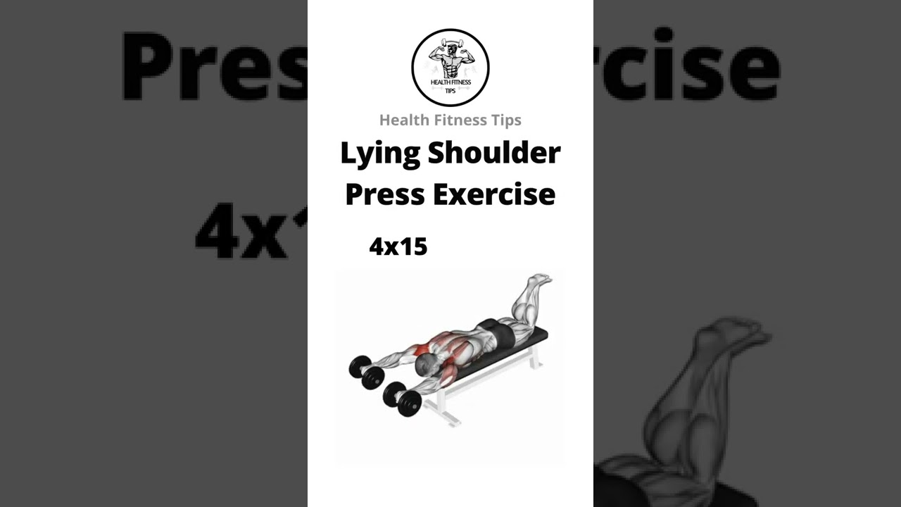 How to do lying shoulder press - YouTube