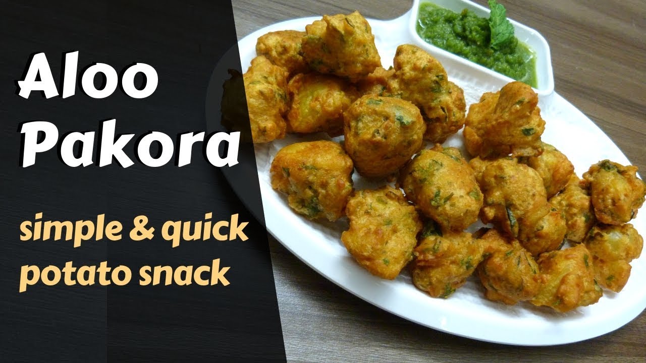 Aloo Pakora Recipe | Simple And Quick Snack Recipe | How To Make Aloo ...