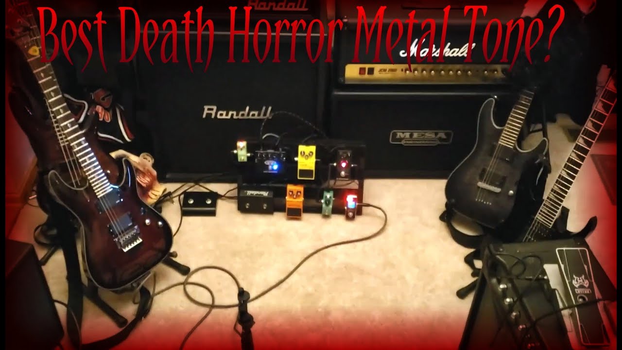 Best Death Horror Metal Tone? Randall vs Marshall vs Peavey vs Pedals ...