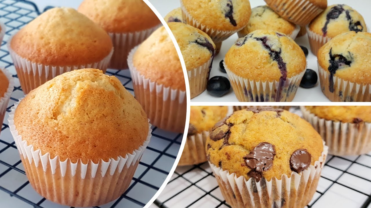 3 Easy Muffin Recipe | How To Make Muffins Easy Recipe - YouTube