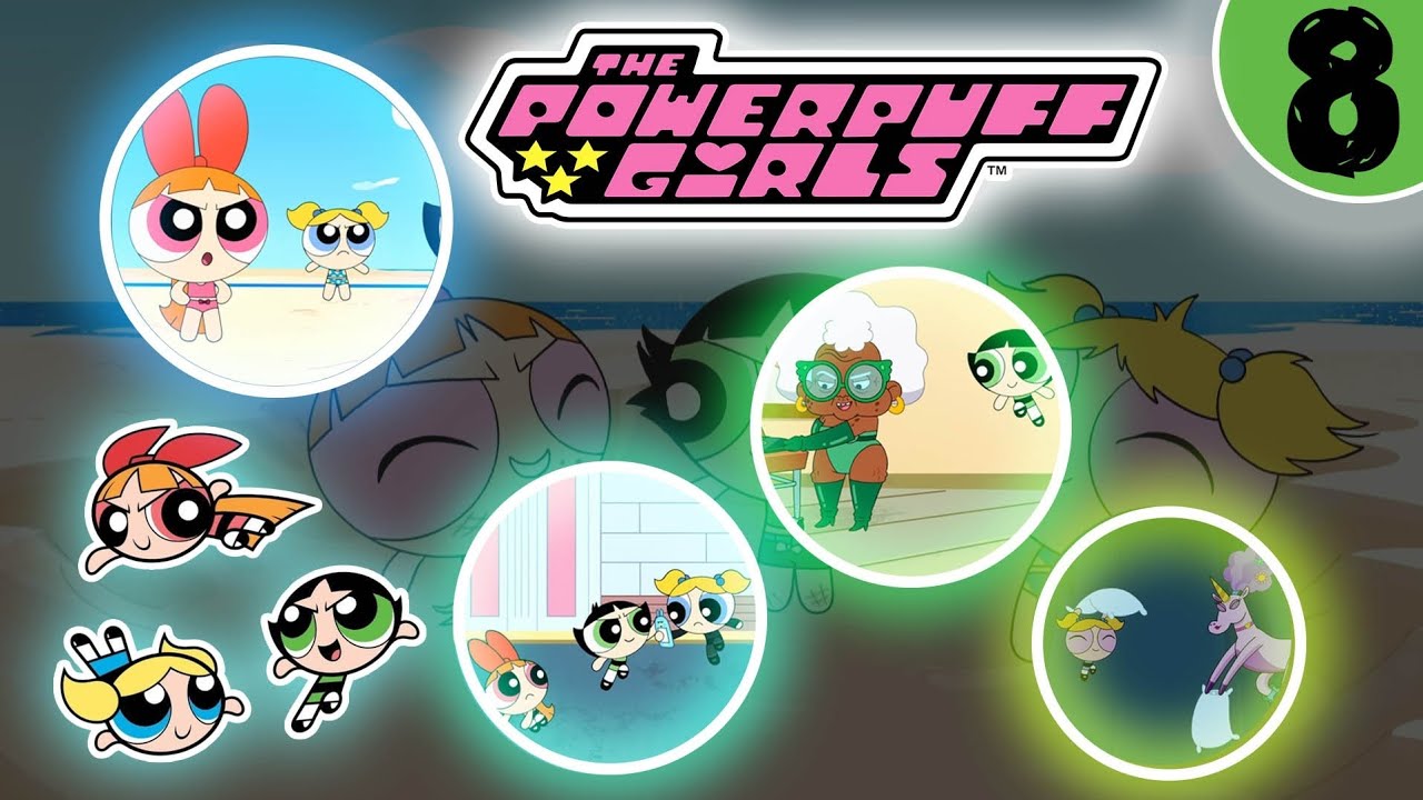 Powerpuff Girls Playing Volley Ball With Sharks Pillow Fight With ...