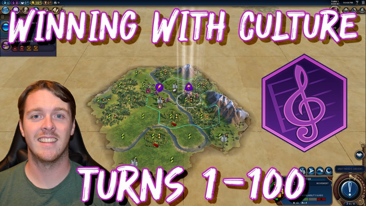 How To Win a Culture Victory In Civilization 6 - Turns 1-100 - YouTube