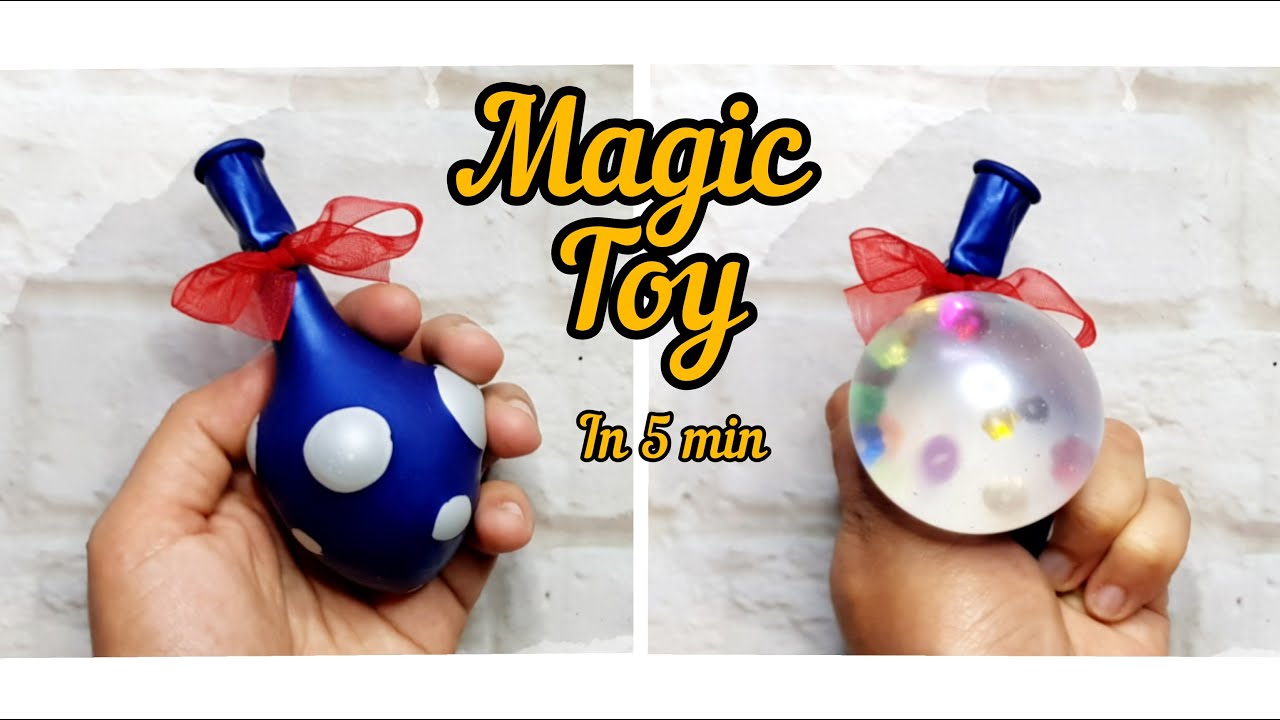 DIY Magic toy made with balloons | Anti-stress toy #funwithballoon # ...