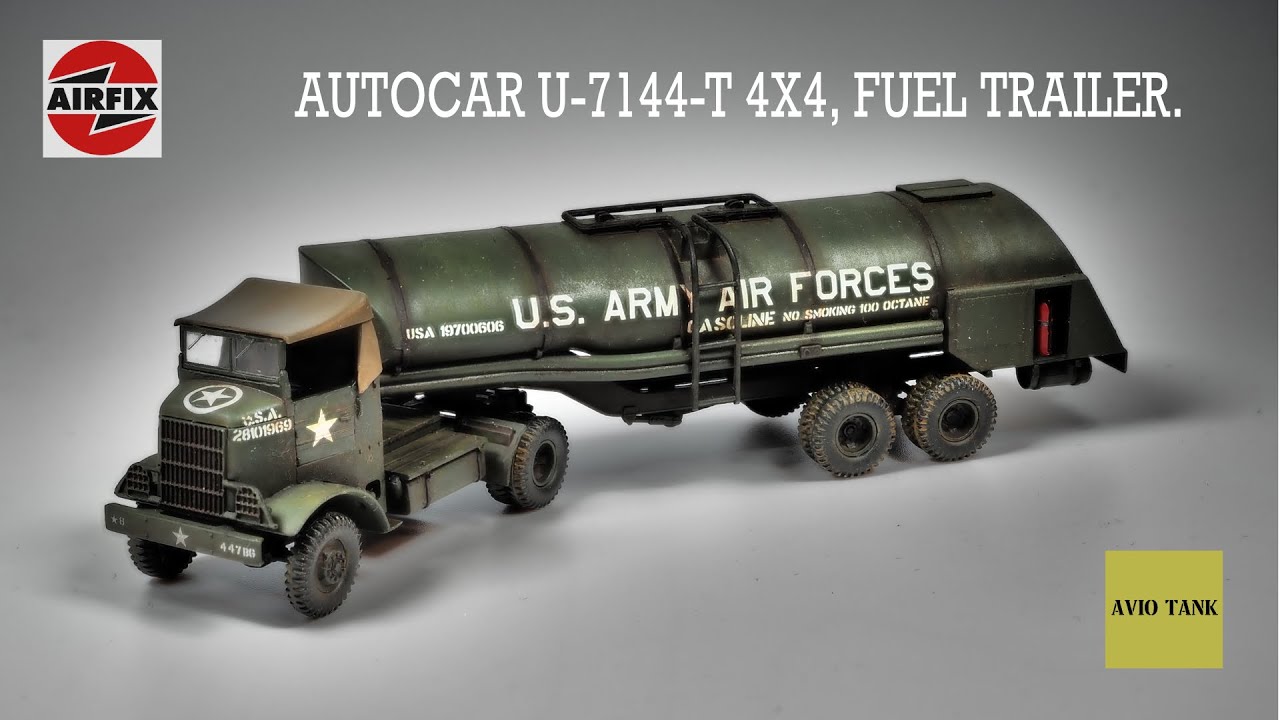 USAFF BOMBER RE-SUPPLY VEHICLES - AUTOCAR U-7144-T 4X4, F-1 FUEL ...