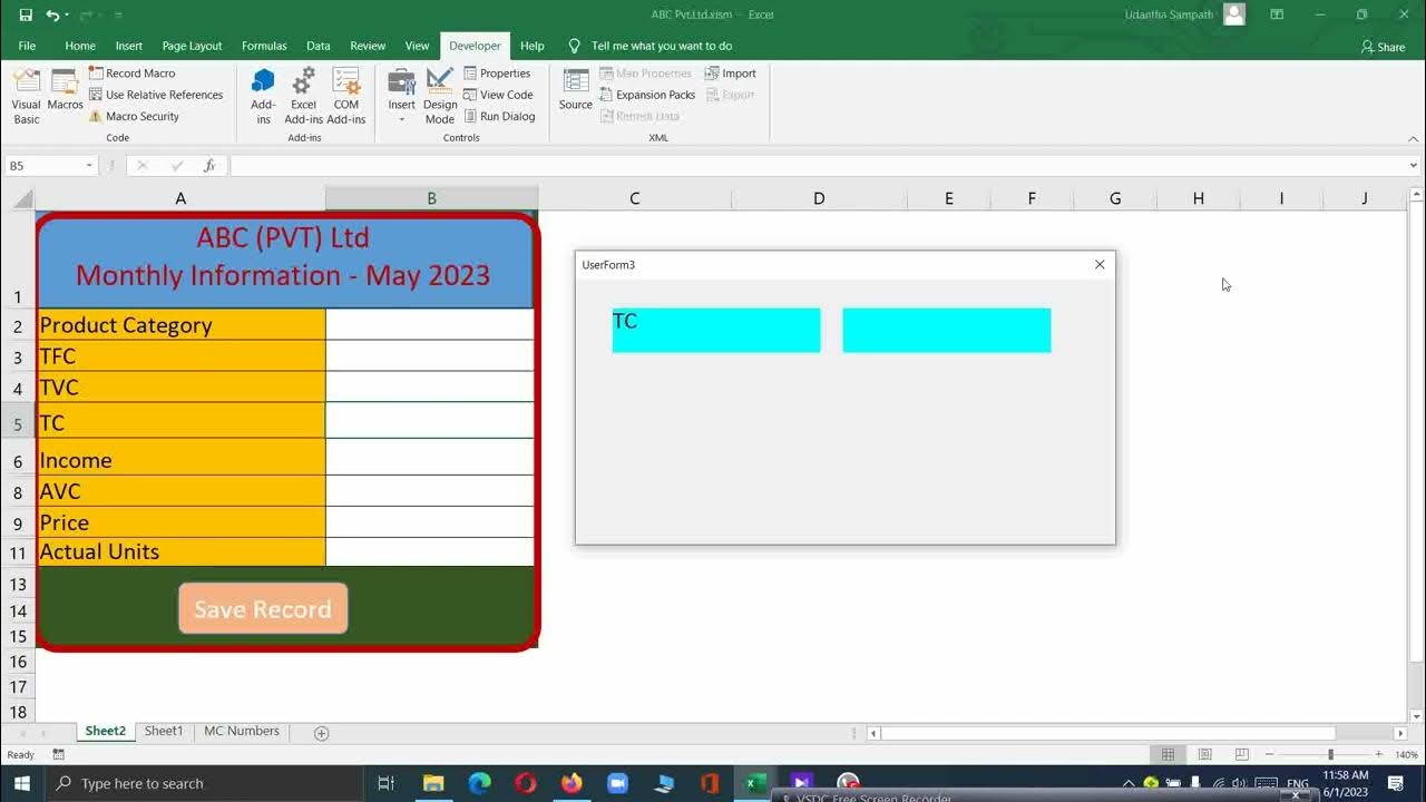 excel macro sinhala 2 - YouTube
