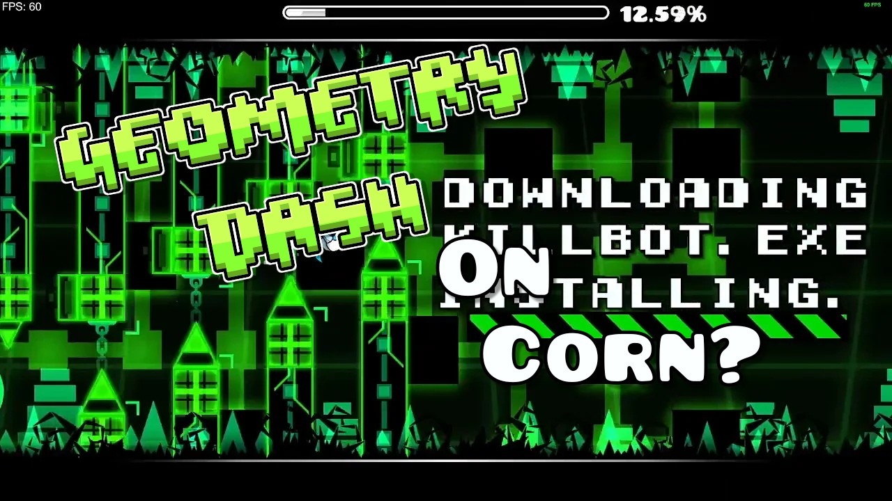 Geometry Dash On Corn Websites? | Geometry Dash - YouTube
