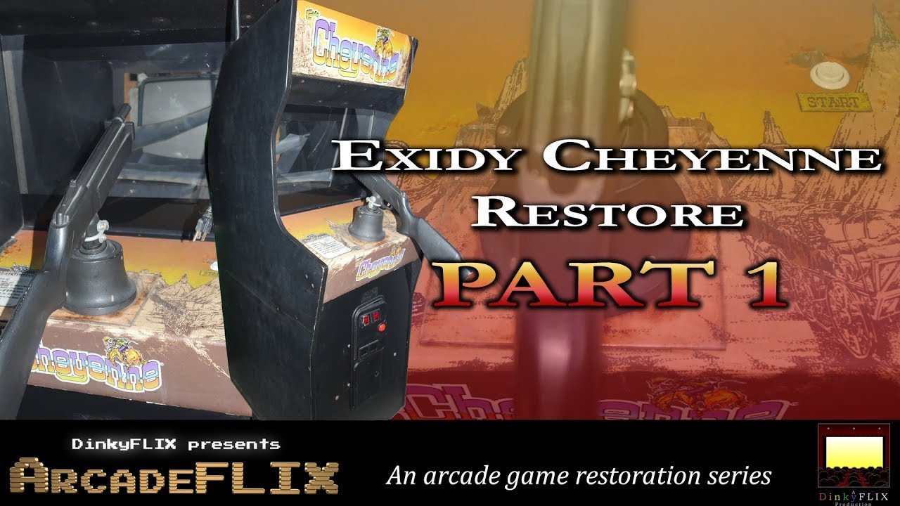 Exidy Cheyenne Arcade Game Restoration - Part 1 - YouTube