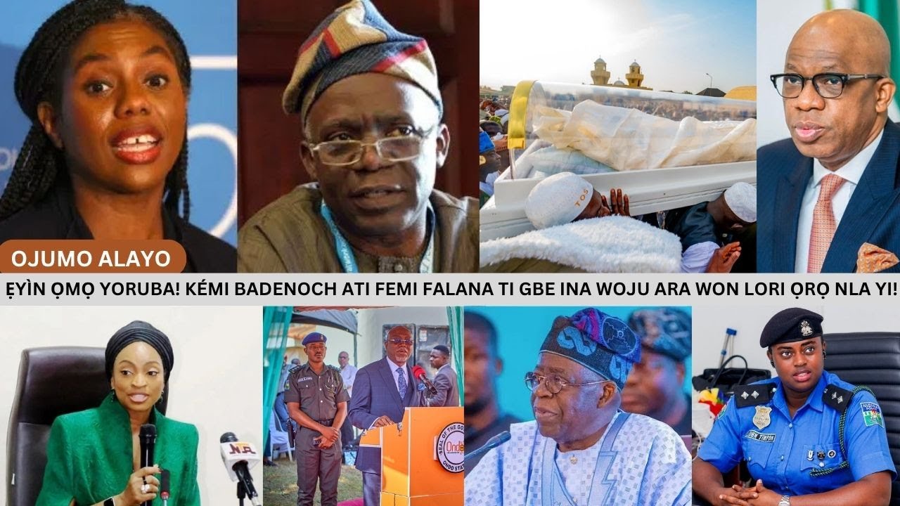 ẸYÌN ỌMỌ YORUBA! KÉMI BADENOCH ATI FEMI FALANA TI GBE INA WOJU ARA WON ...