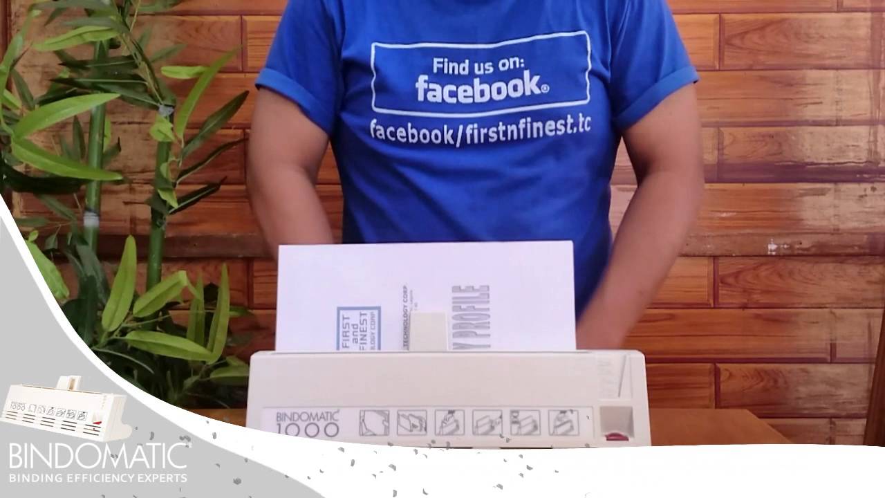 How to use Bindomatic 1000 - YouTube