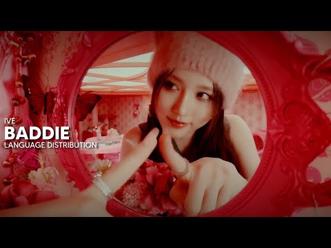 IVE - Baddie | Language Distribution - YouTube