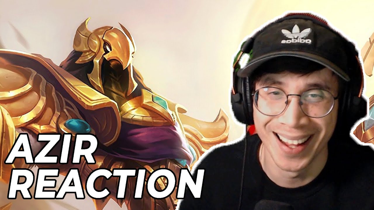 Arcane fan reacts to AZIR (Voicelines, Skins, & Story) | League of ...