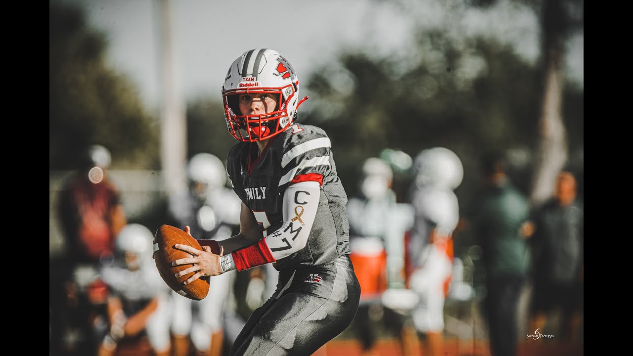 QB Cameron Sarinana - Shary North JH vs Cantu JH/Alton JH 2021 - YouTube