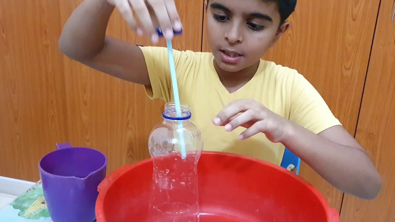 Science Experiment - Atmospheric Pressure - YouTube