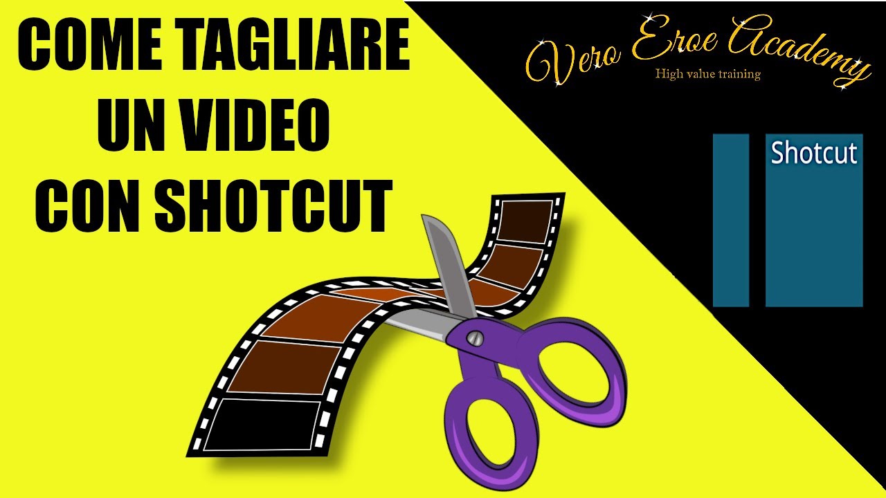 COME TAGLIARE UN VIDEO CON SHOTCUT - HOW TO CUT VIDEOS - YouTube