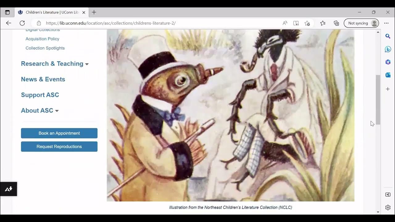 Exploring the Northeast Children's Literature Collection at UConn - YouTube