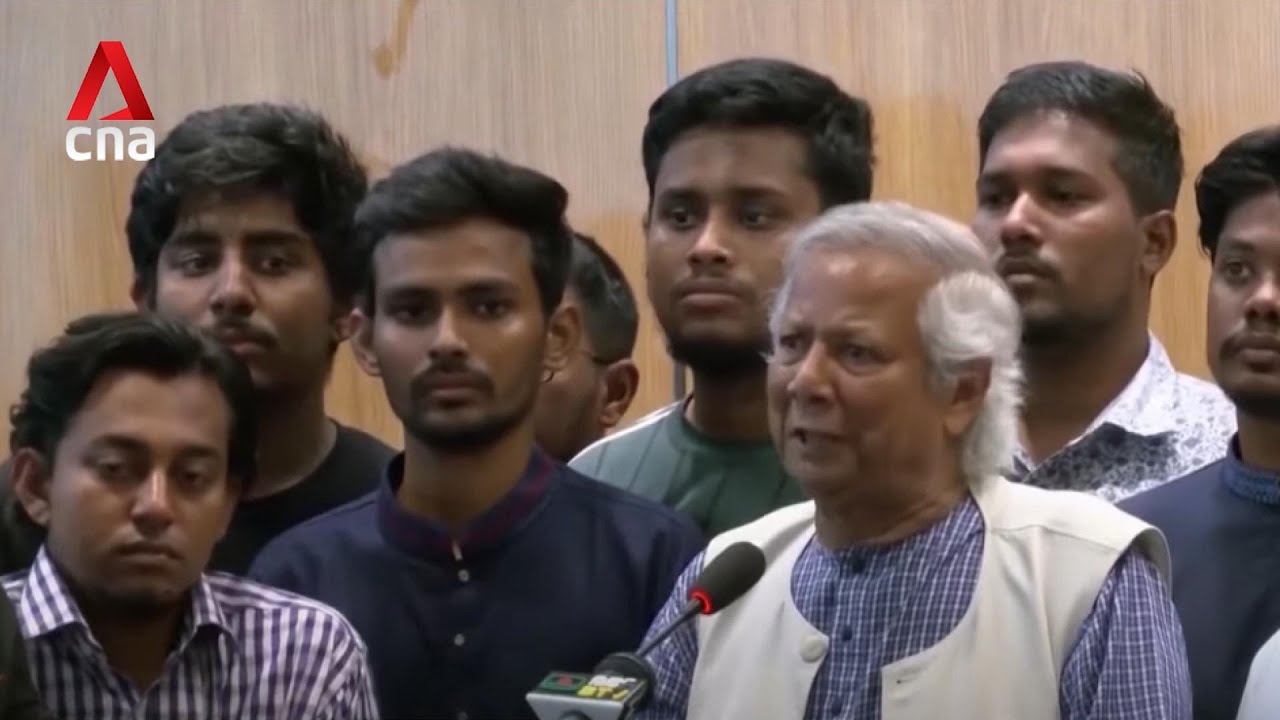 Bangladesh's new interim government set to be sworn in - YouTube