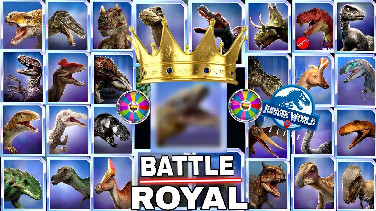 BATTLE ROYAL between 31 OMEGA creatures || Jurassic world alive || v3 ...