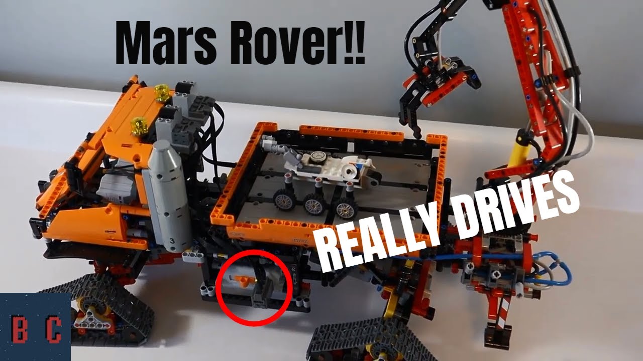 LEGO Rover that really works! LEGO rover MOC - YouTube