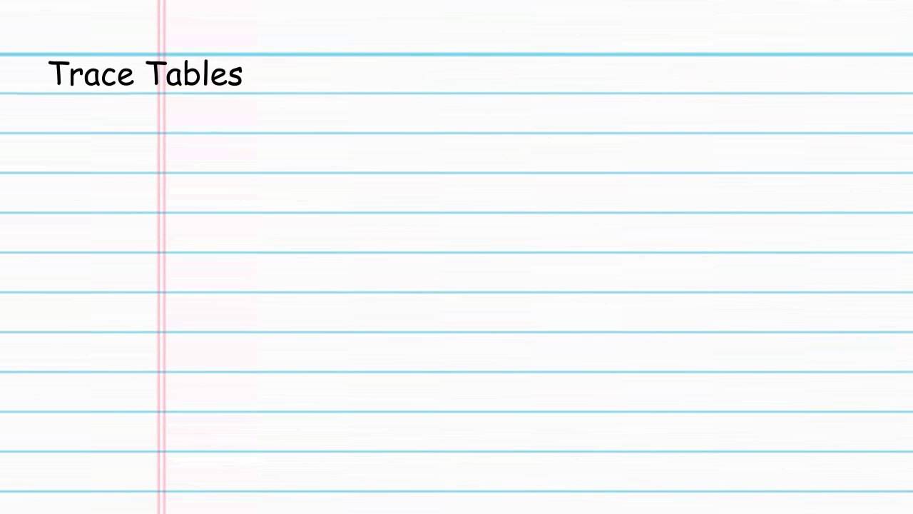 Dry Run And Trace Tables AQA AS Level Computer Science Revision YouTube dry-run-and-trace-tables-aqa-as-level-computer-science-revision-youtube