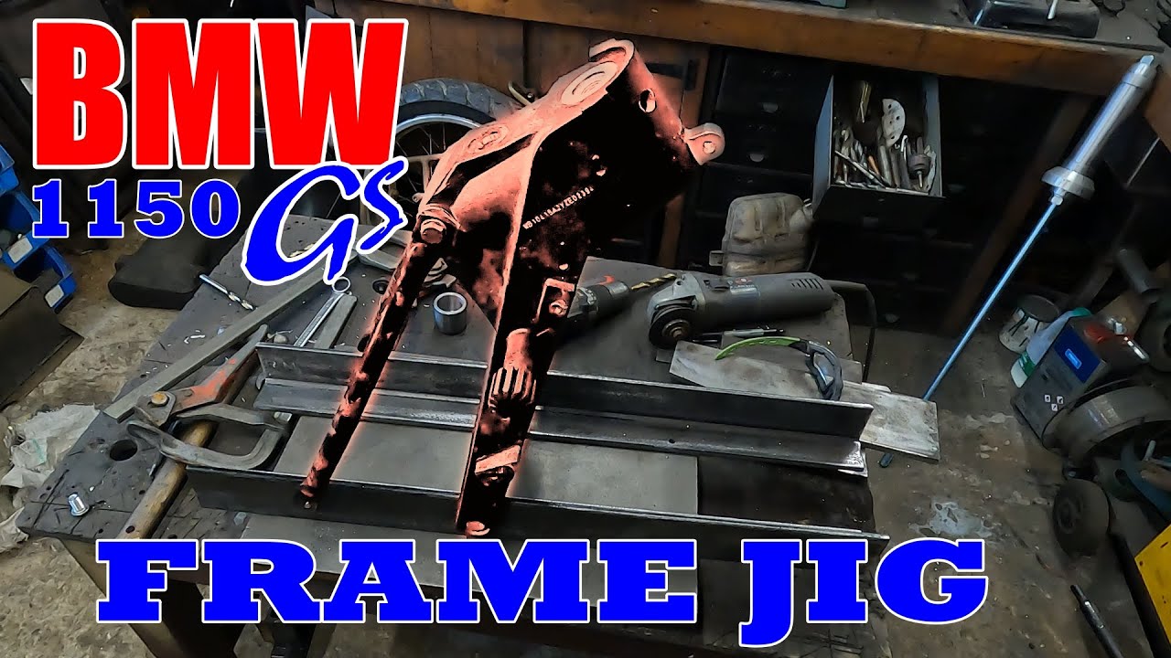 BMW GS Project Part 9 Making Frame Jig - YouTube