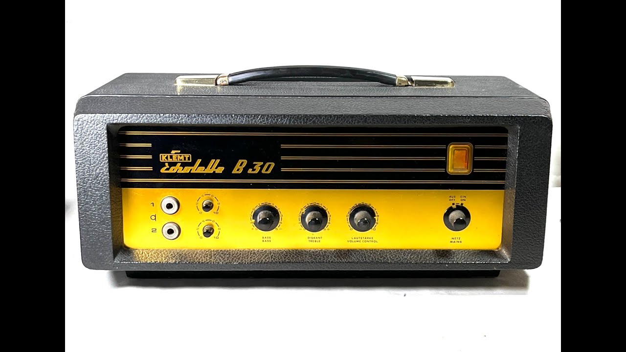 Echolette Klemt B30 Tube Bass / Guitar Amp - YouTube