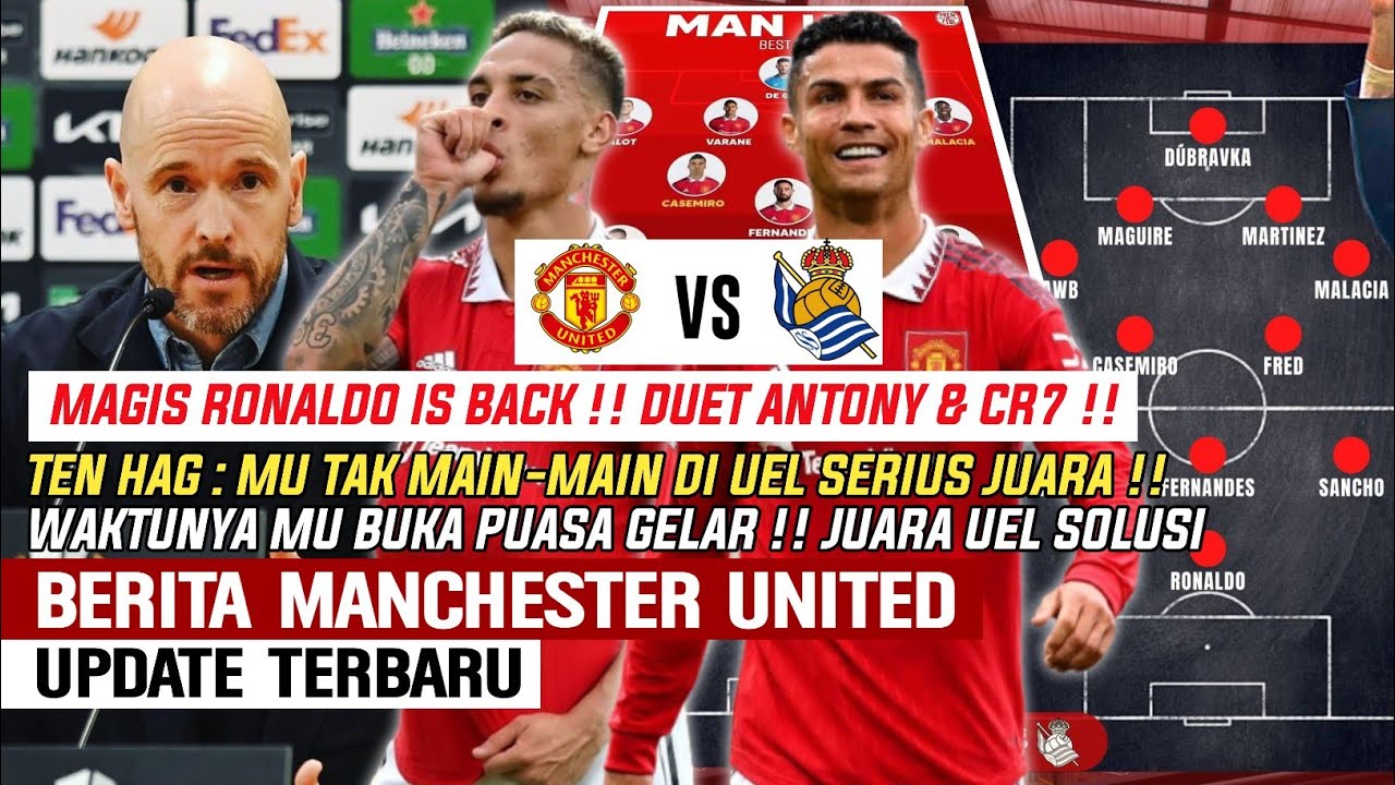 SERIUS MAGIS RONALDO IS BACK😍Duet Antony & Ronaldo🔥MU tak Main2 Di UEL ...