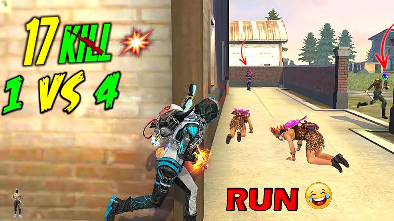 FREE FIRE End with 2 AWM Best Solo vs Squad OverPower Gameplay 🔥 Garena ...