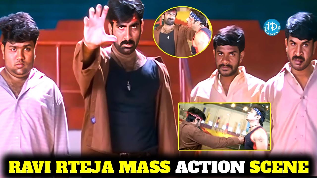 Telugu Movie Latest Mass Maharaj Ravi Teja Super Action scene ...