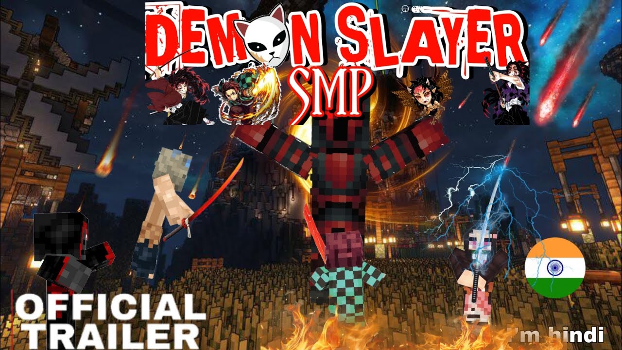 Demon slayer SMP server epic trailer @ZorroCraft join now trailer - YouTube