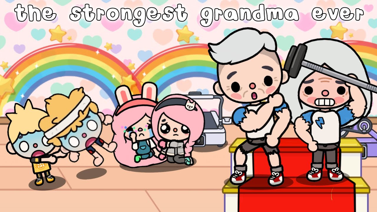 The Strongest Grandma Ever 💪🏻Toca Boca l Toca life world - YouTube