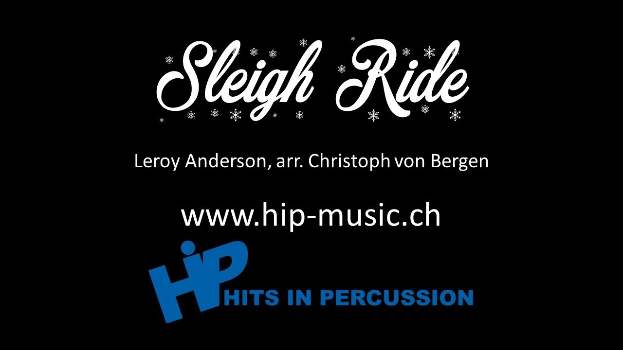 Sleigh Ride - Leroy Anderson - Percussion Ensemble arr. Christoph von ...