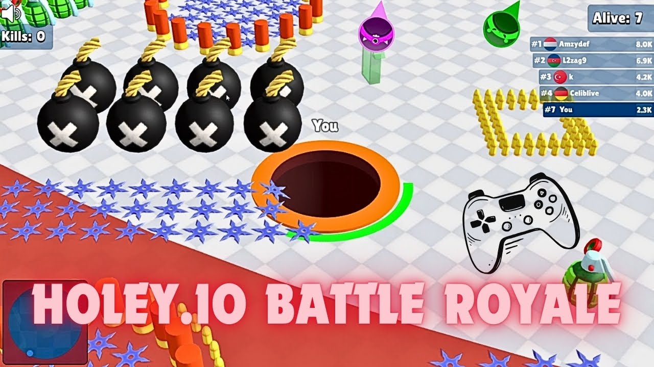 Holey.io Battle Royale 🕹️ Play on CrazyGames PART 1 - YouTube