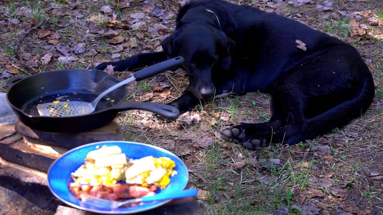 Maine Guide Campfire Cooking in The Maine Woods - YouTube