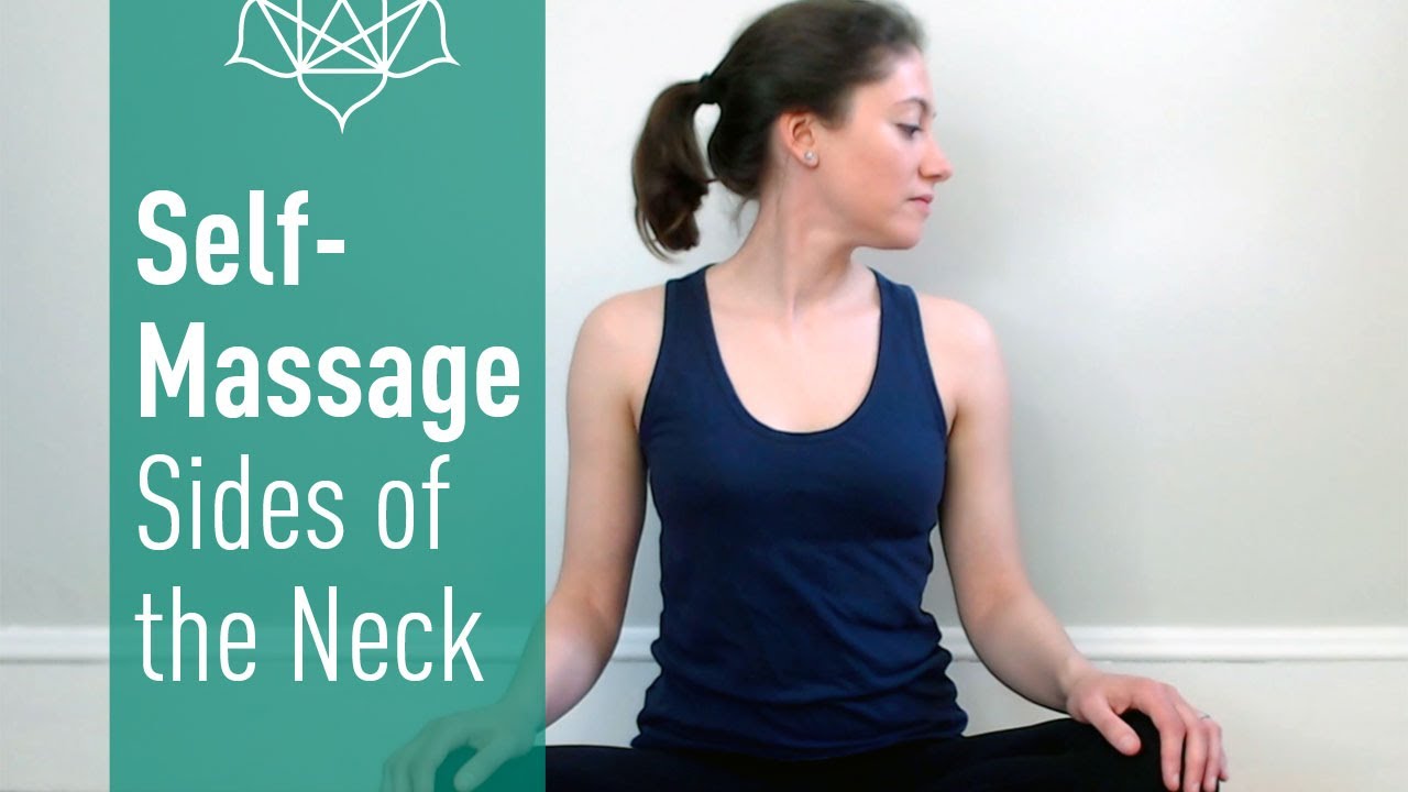 Self-Massage: A PNF stretch for the sides of the neck - YouTube