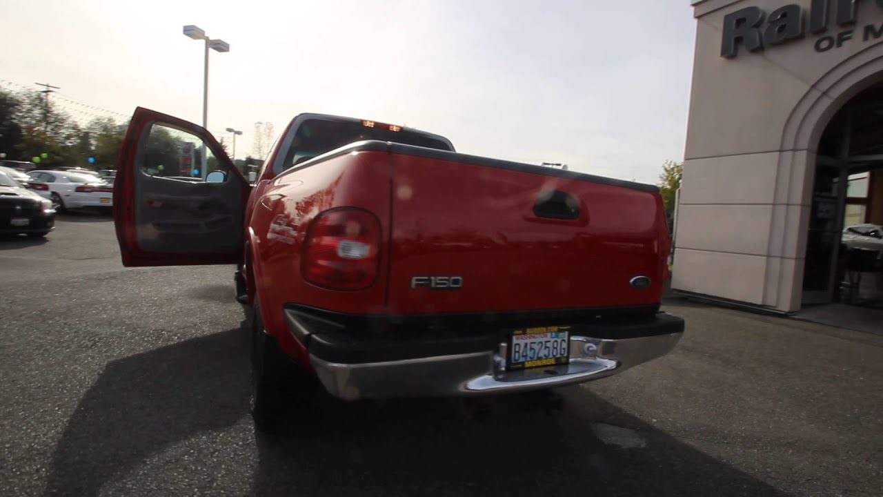 WCA37467 | 1998 Ford F150 Stepside | DCJofMonroe | Red - YouTube