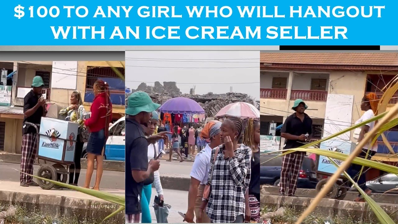 BEST OF TEASER PRANK FOR $100 TO ANY GIRL WHO WILL HANGOUT WITH AN ICE ...