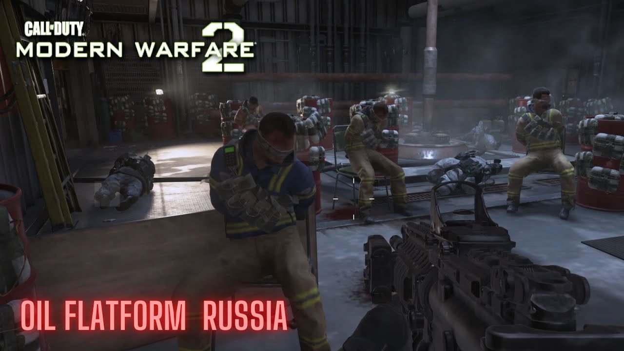 MODERN WARFARE 2 -Remastered| Oil Platform-Russia PART II #codmw # ...