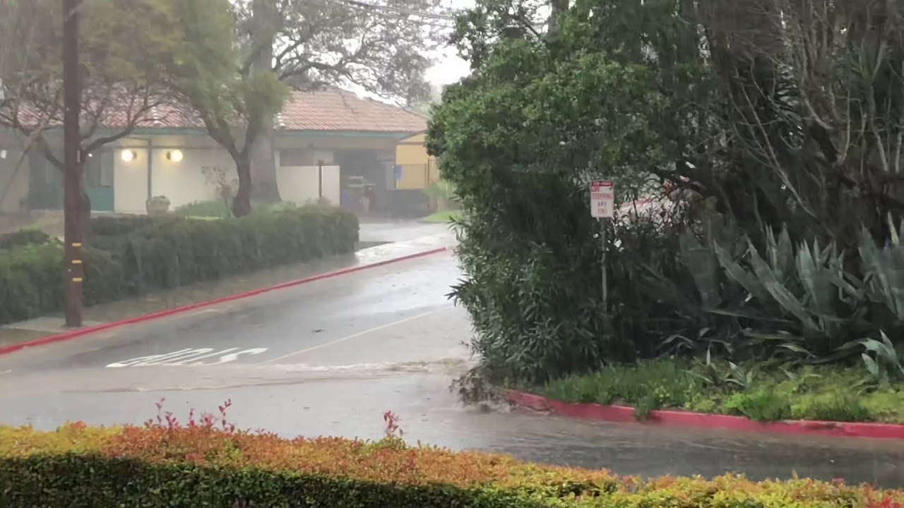 Saturday Rain in Santa Barbara - YouTube
