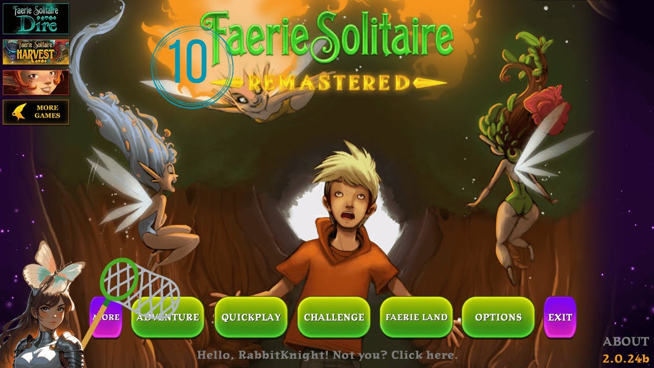 Faerie Solitaire | A Cozy Playthrough | No Commentary | Episode 10 ...