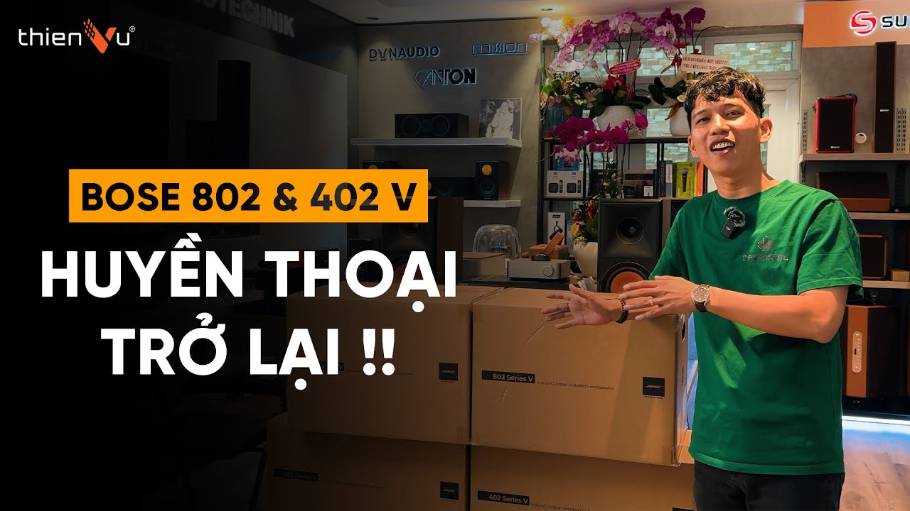 “Lý Do Nào ?” Dòng Loa Nổi Tiếng BOSE 402 802 Series V (5) Mới Nhất 2025 | THIÊN VŨ AUDIO - YouTube
