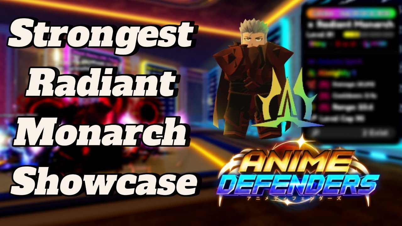 Getting The STRONGEST SHINY Radiant King | Anime Defenders - YouTube