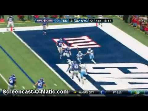 Eli Manning Left-Handed Throw Picked Off 9-26-2010 (HD) - YouTube
