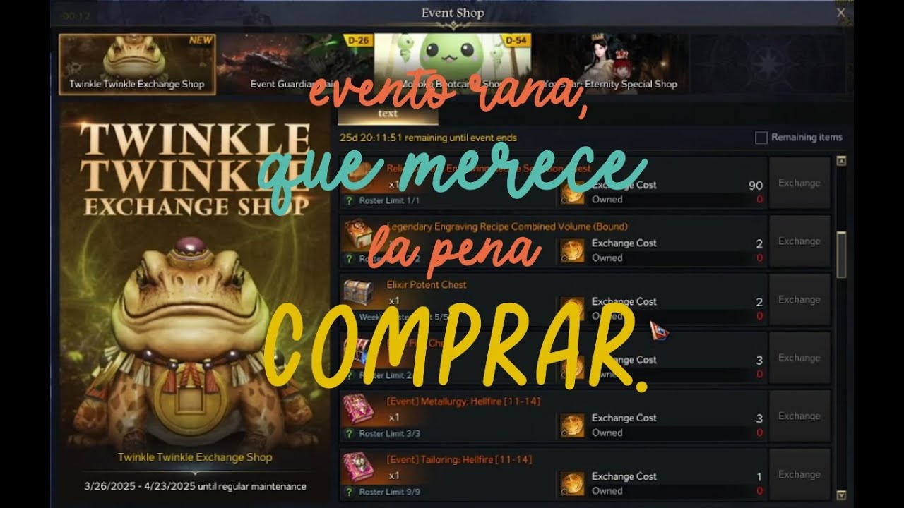 lost ark : frog shop , que comprar, merece la pena? - YouTube
